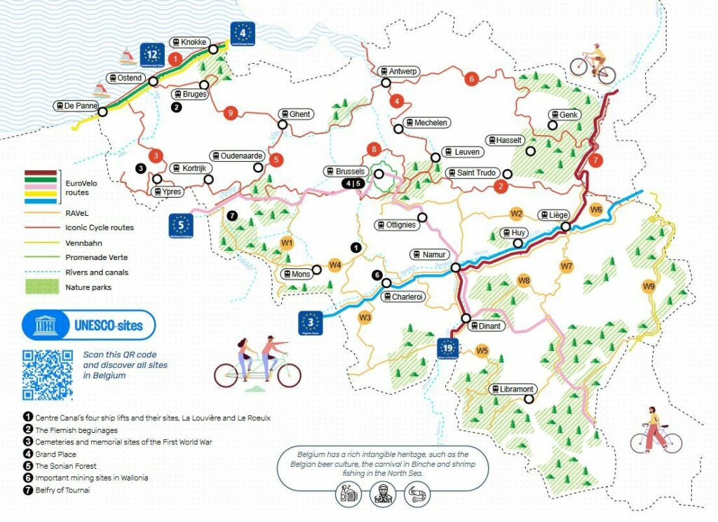 Les réseaux cyclables en Belgique – Pro Velo
